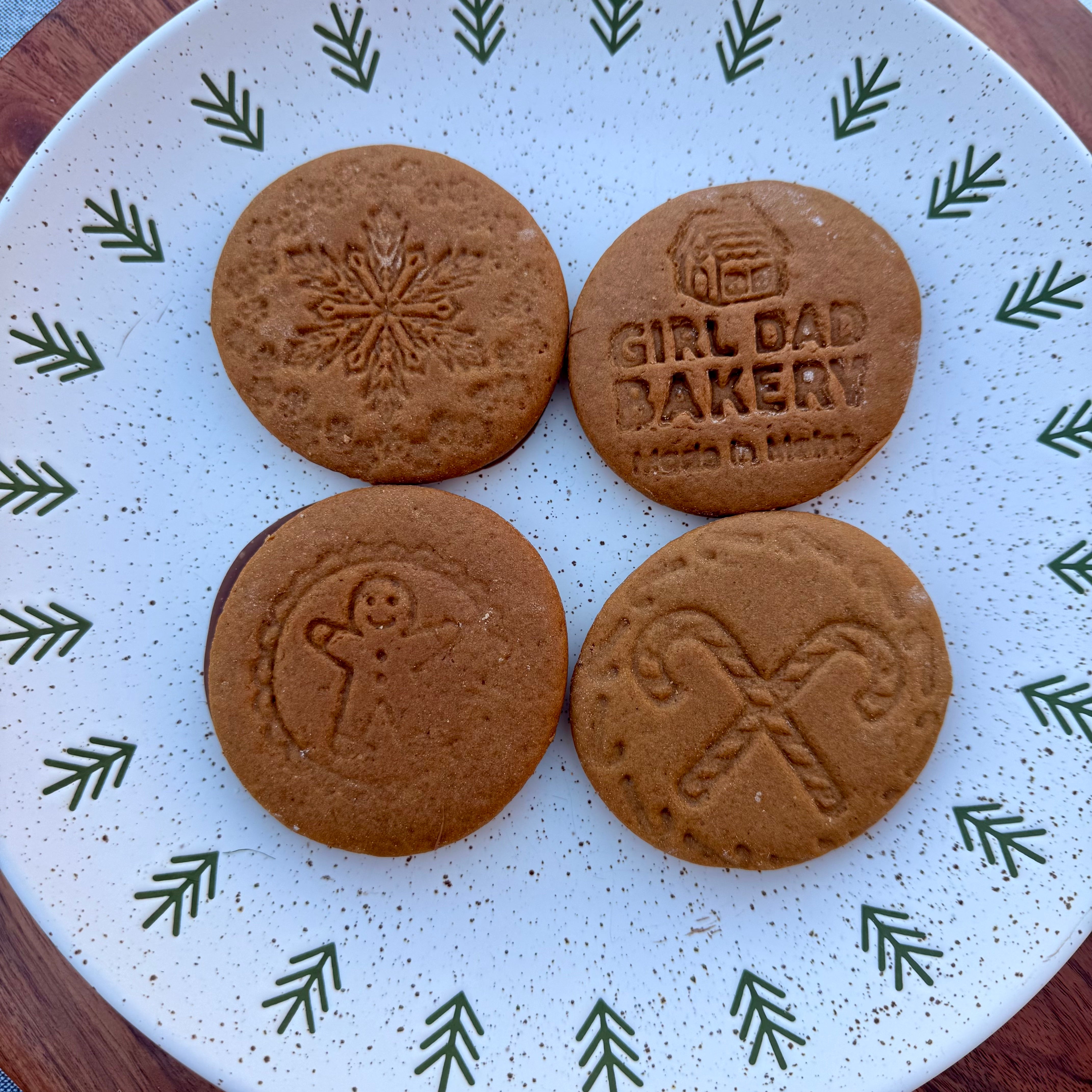 Milk Chocolate Coated Gingerbread - 4 Pack – Girl Dad Bakery LLC
