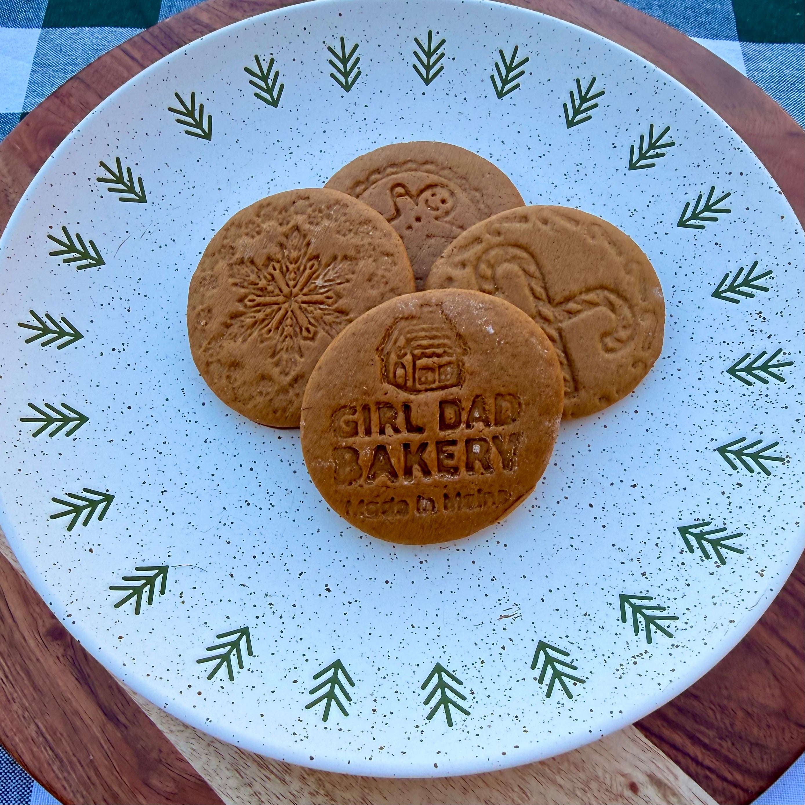Dark Chocolate Coated Gingerbread - 4 Pack – Girl Dad Bakery LLC